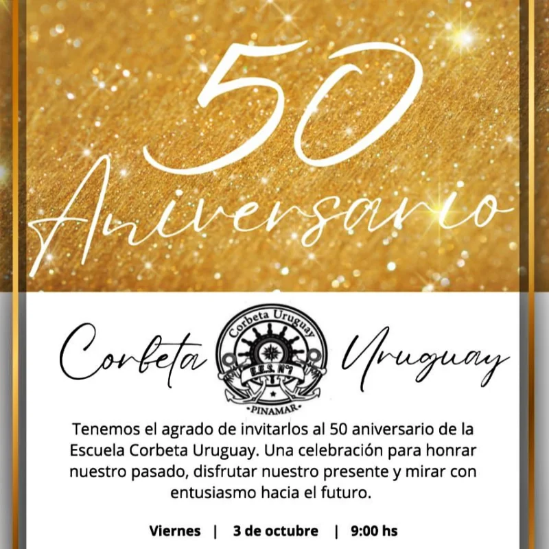 50° Aniversario de la Escuela Corbeta Uruguay - Agenda Pinamar